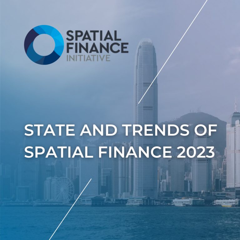 State and Trends of Spatial Finance 2023 - UK Centre for Greening Finance and Investment (CGFI)
