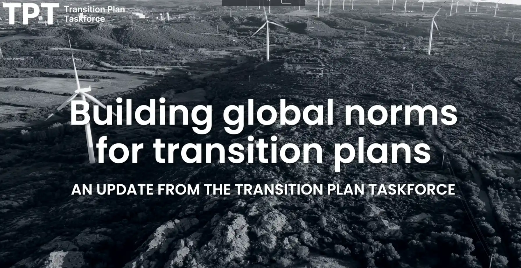 TPT updates on building momentum for transition plans - UK Centre for ...