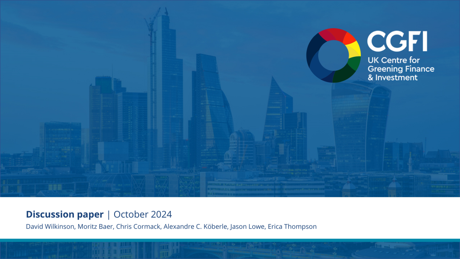 A Climate Scenario Taxonomy for the Financial Sector - UK Centre for ...